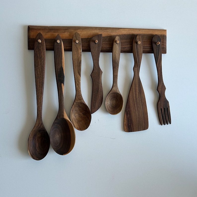 Wooden Cooking Utensils, Handmade Unique Cooking Utensils, Wooden ...