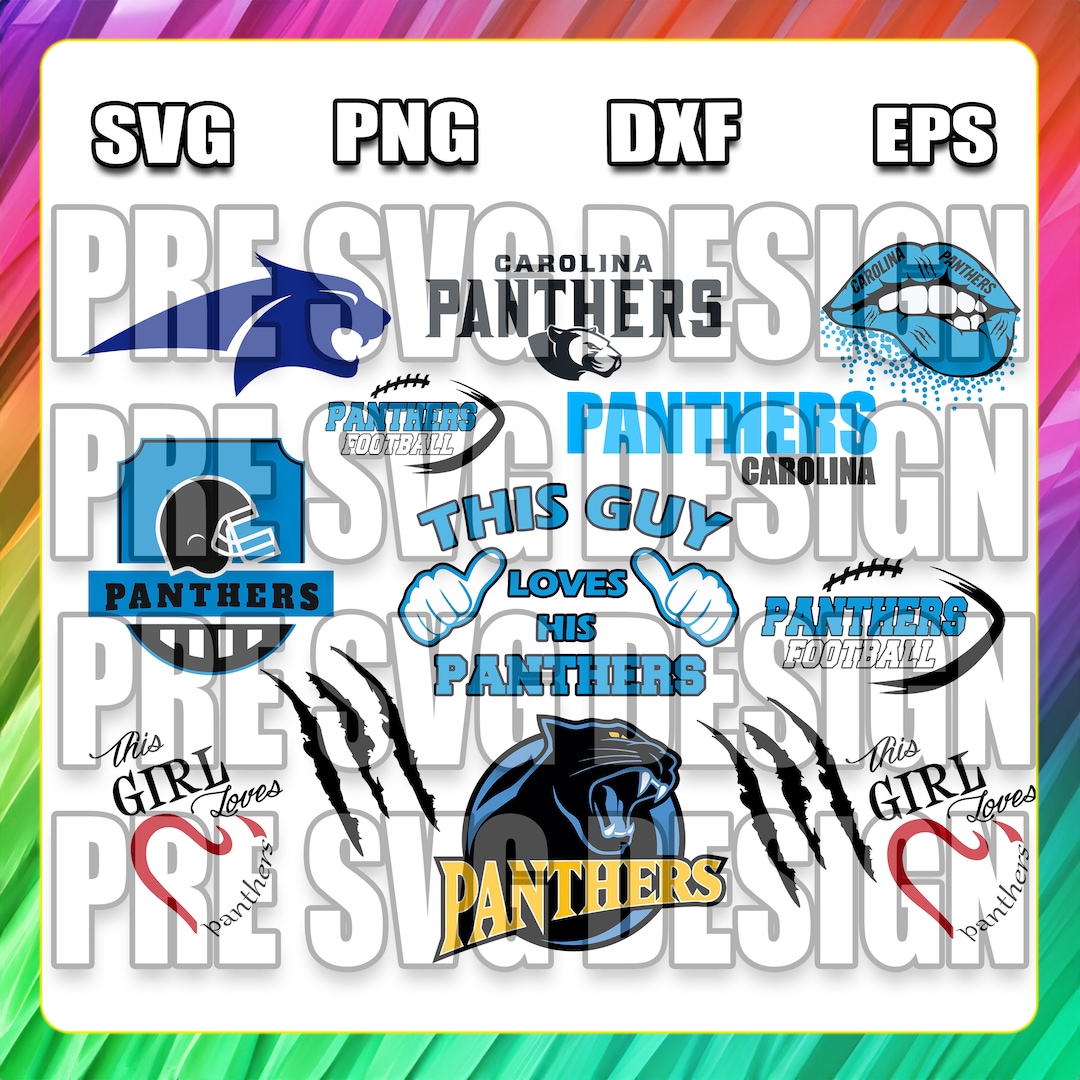 Carolina Pantherrs Football SVG PNG Bundle, Svg Sports Files, Svg for ...