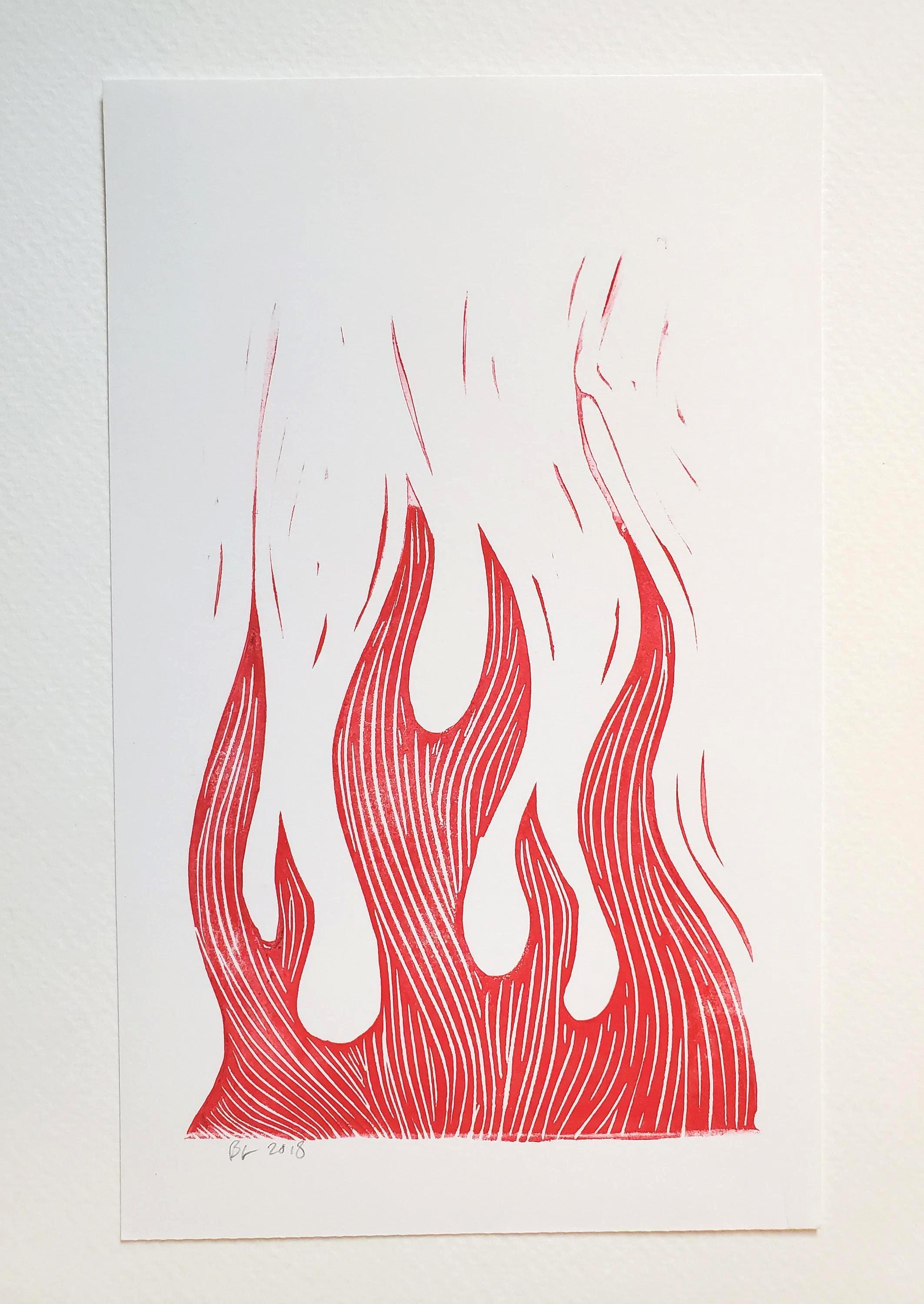 Fire Print - Etsy