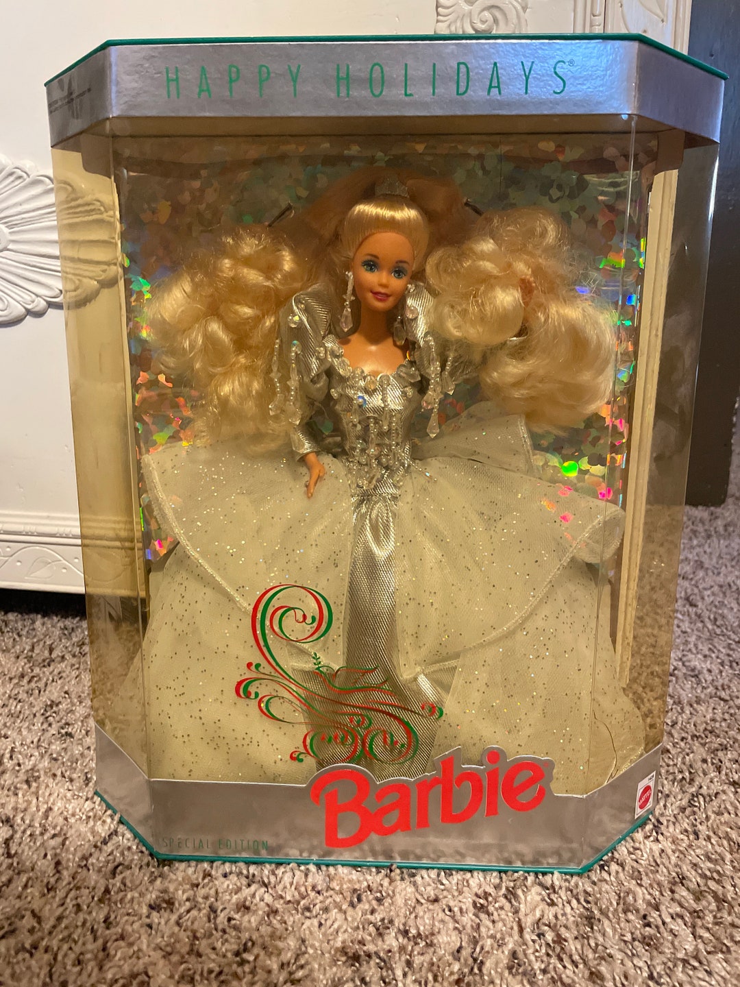 1990 Holiday Barbie - Etsy