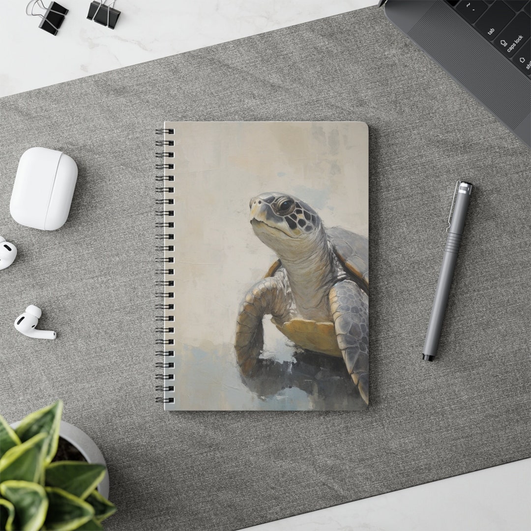 Personalised Mens Turtle Journal Notebook pet Turtle Journal - Etsy