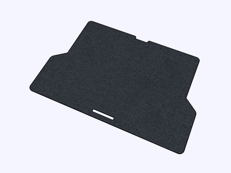 Trunk Carpet Mat Template: Laser Cut SVG, DXF, PDF (digital Download ...