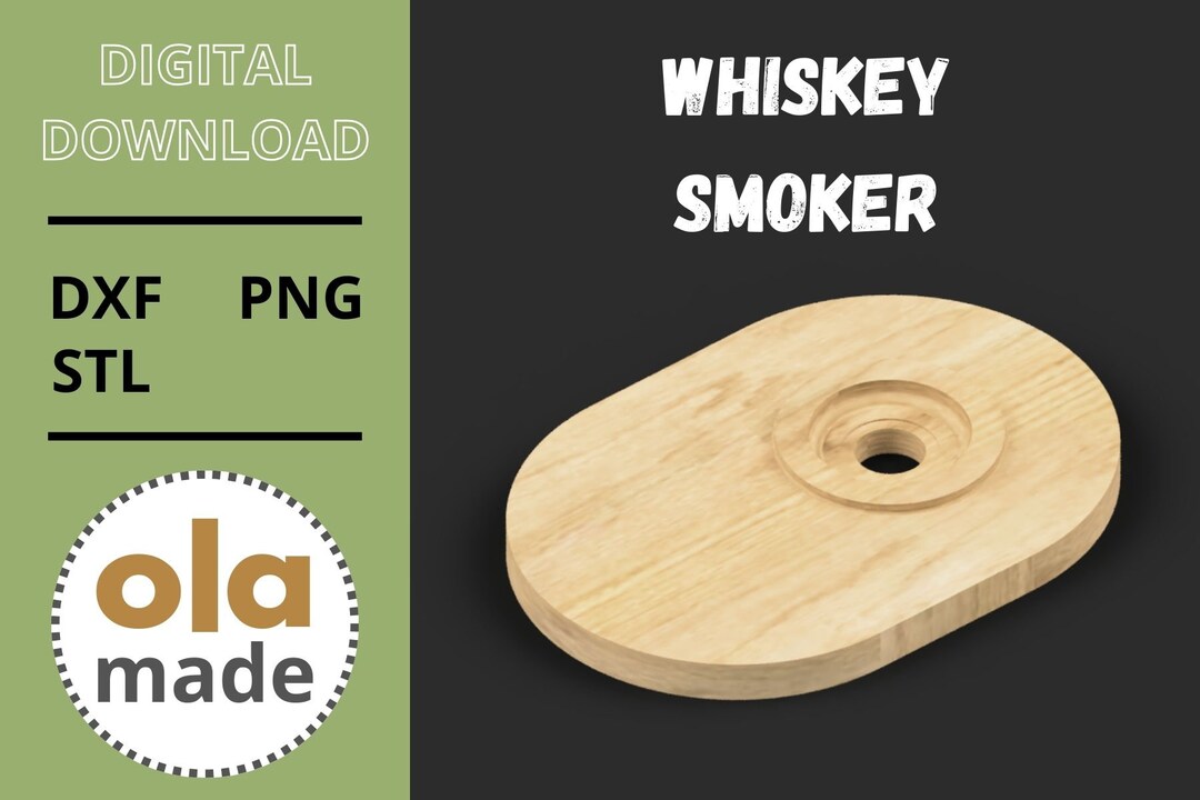 Whiskey Smoker | Cocktail Smoker | Bourbon Smoker | CNC Vector Files ...