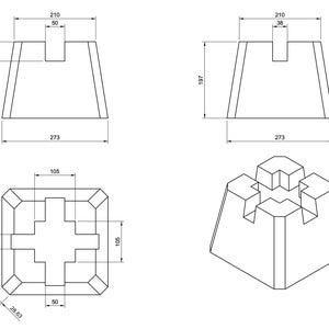 Mold for Casting of Deck Blocks Made of Concrete, 3D Print File ...