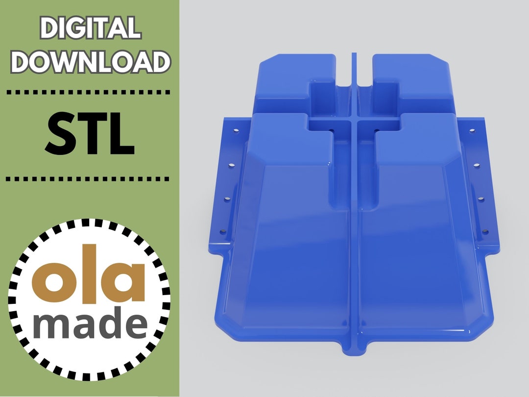 Mold for Casting of Deck Blocks Made of Concrete, 3D Print File ...