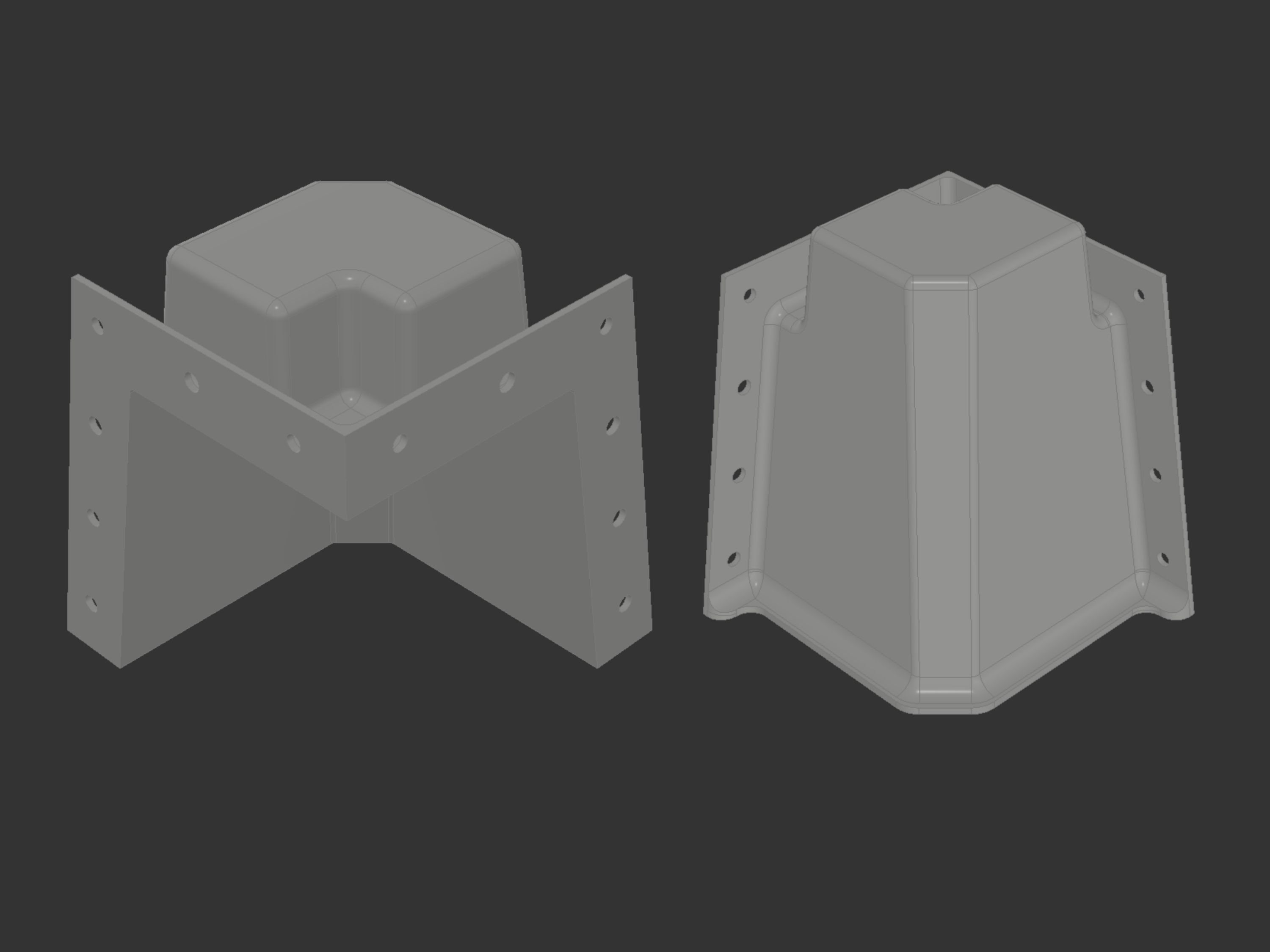 Mold for Casting of Deck Blocks Made of Concrete, 3D Print File ...