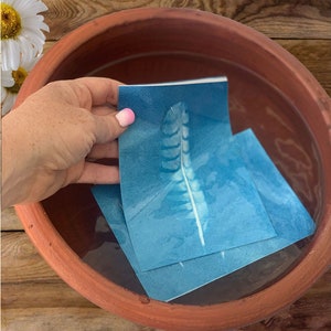 Cyanotype Solar Sun Print Kit Paper, 5x A5 Sizes - Etsy