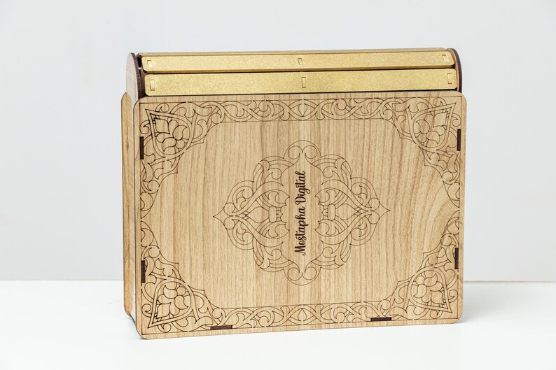 2 Book Box SVG Laser Cut Files Slider Book Box Gift Wooden Book Box ...