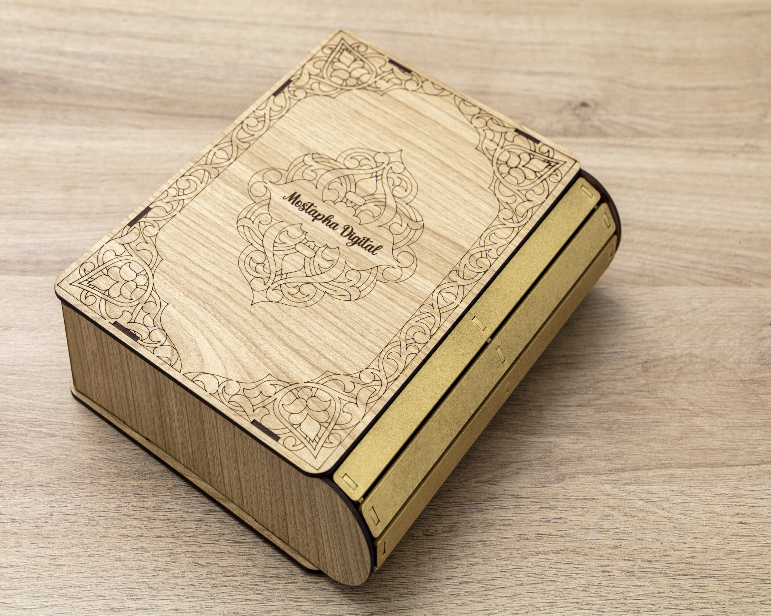 2 Book Box SVG Laser Cut Files Slider Book Box Gift Wooden Book Box ...