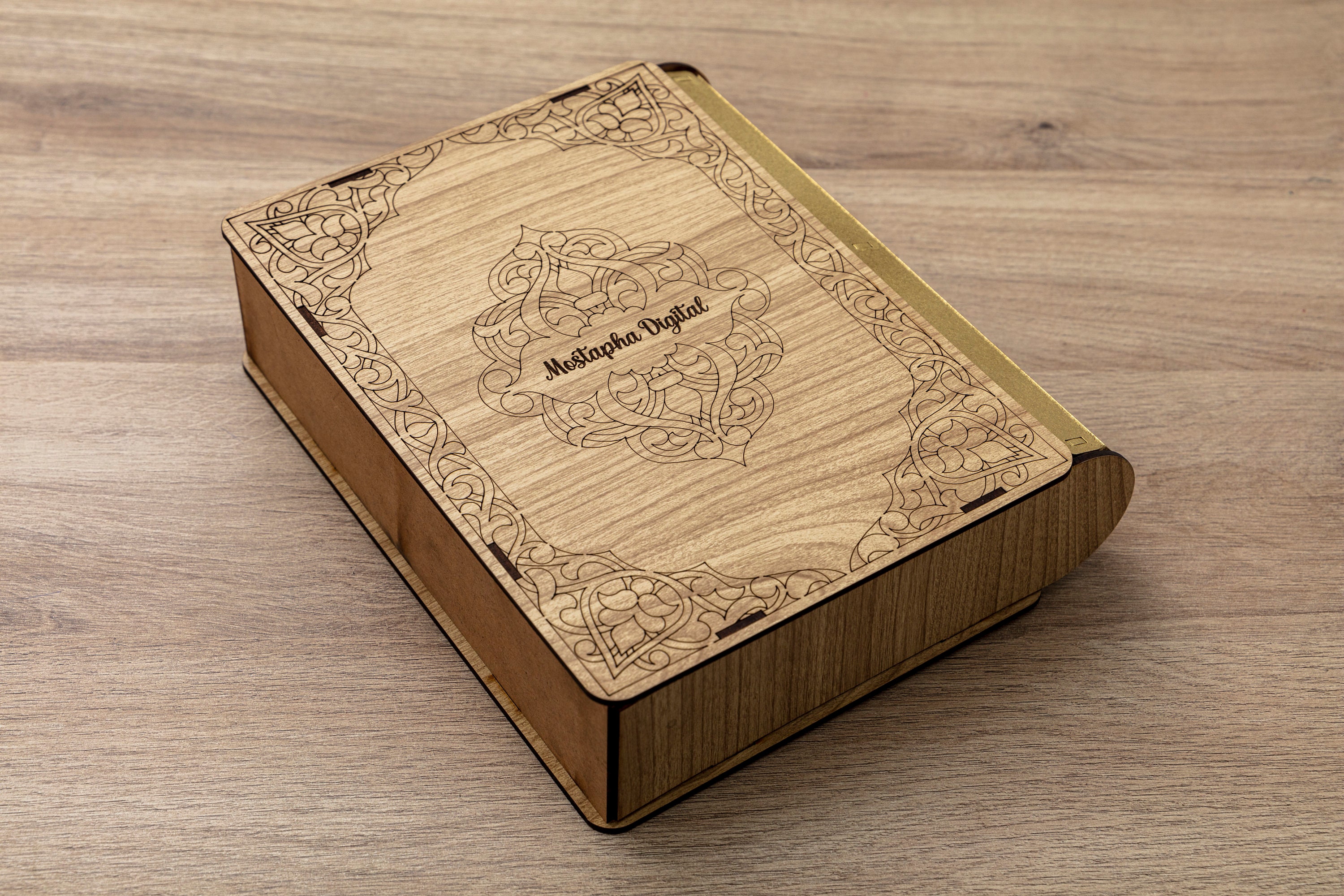 2 Book Box Svg Laser Cut Files Slider Wooden Book Box Storage Vector ...