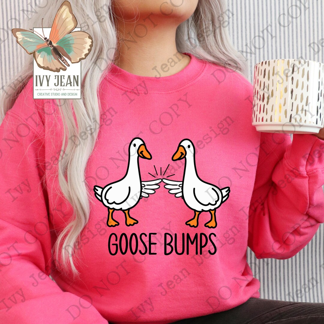 Funny Goose - Goose-bumps - Goose Bumps - PNG - Instant Download - Etsy