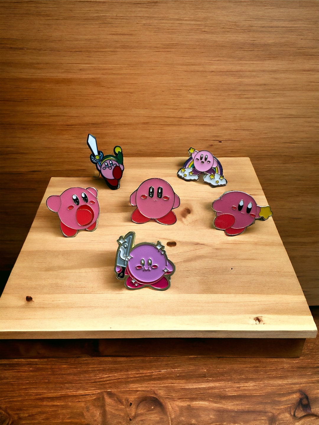 Kirby Enamel Pin,kirby Lapel Pin,kawaii Enamel Pin,kawaii,kawaii Enamel ...