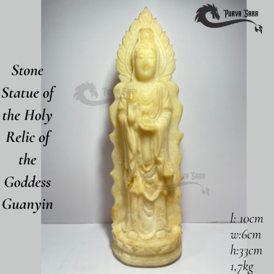 Stone Statue of the Holy Relic of the Goddess Guanyin I - Etsy