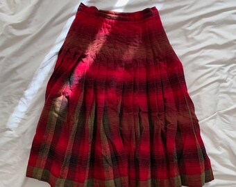 Vintage 1950s Pendleton Roundabout Reversible Wool Skirt - Etsy