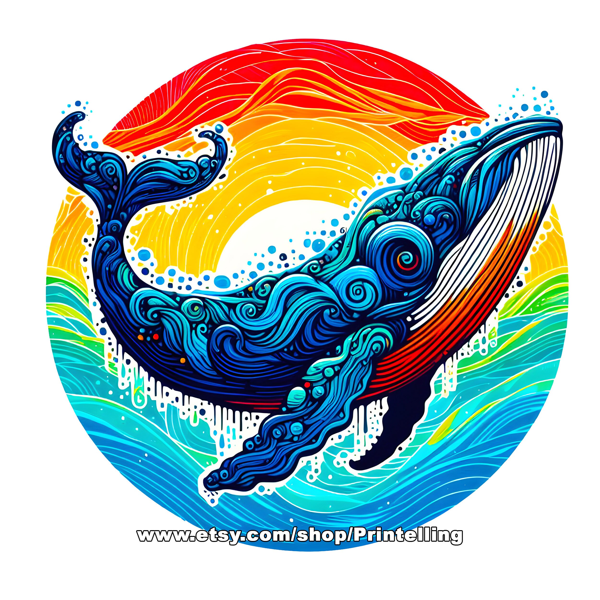 Whale PNG Clipart Bundle for Your Creative Projects, High-resolution ...