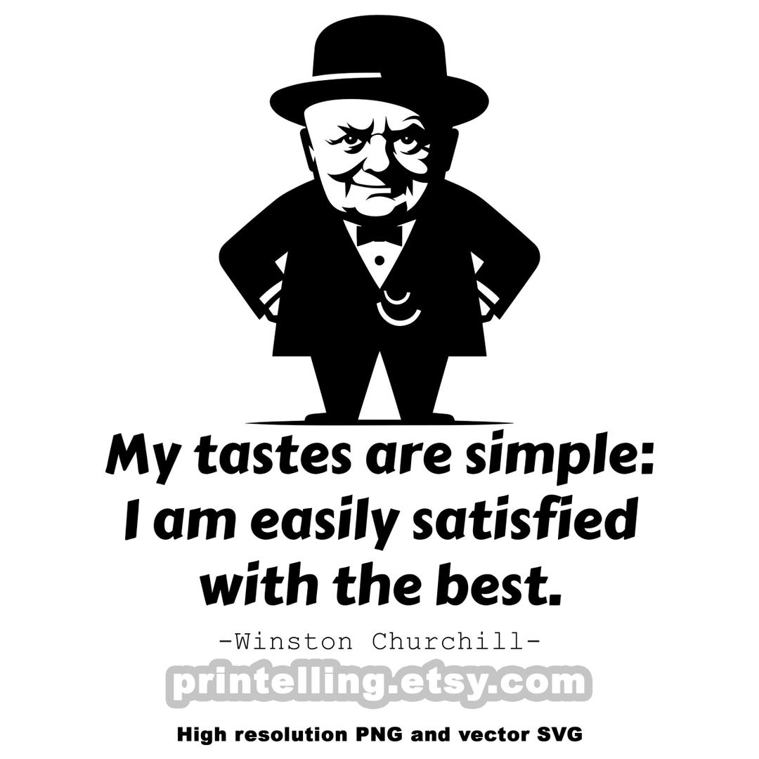 Winston Churchill Quote SVG & PNG Bundle to Design Shirts, Wall Art ...