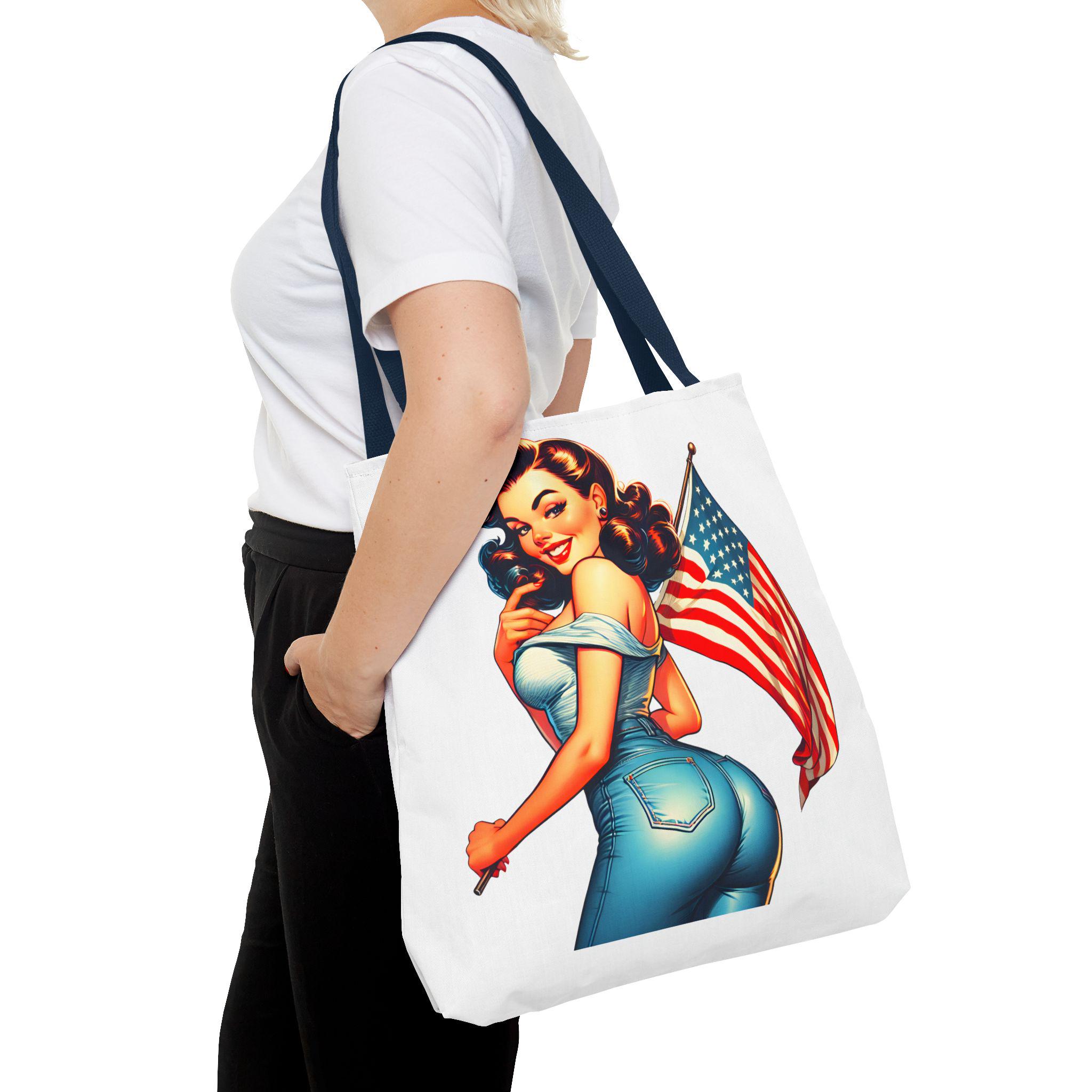 Patriotic Pinup Girl SVG, PNG Clipart: Retro American Flag Designs - Etsy