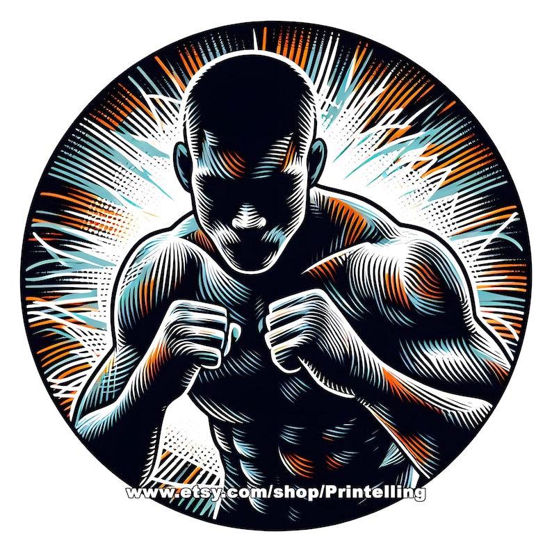 MMA PNG Bundle, Mixed Martial Arts Clipart for Shirt Designs, Merch ...