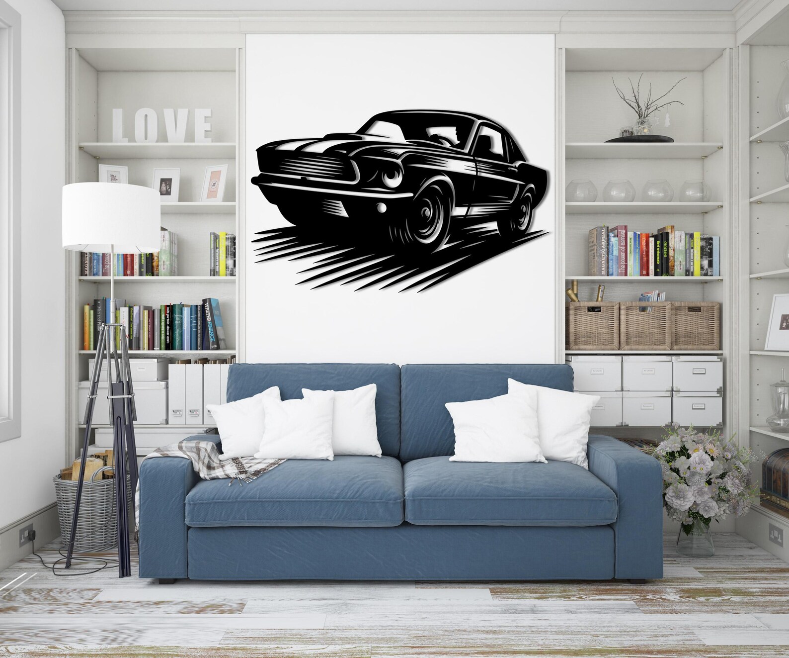 Classic Ford Mustang Car SVG, PNG & DXF Bundle | Iconic American Muscle ...