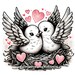 Valentine's Day Bundle Cute Animals in Love 10 Cute JPG Designs for ...