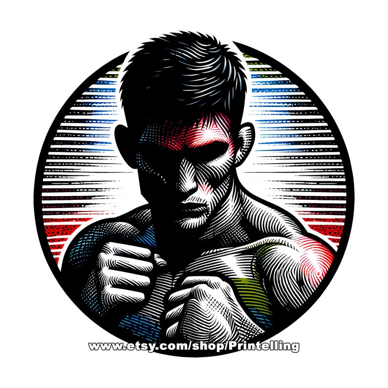 MMA PNG Bundle, Mixed Martial Arts Clipart for Shirt Designs, Merch ...