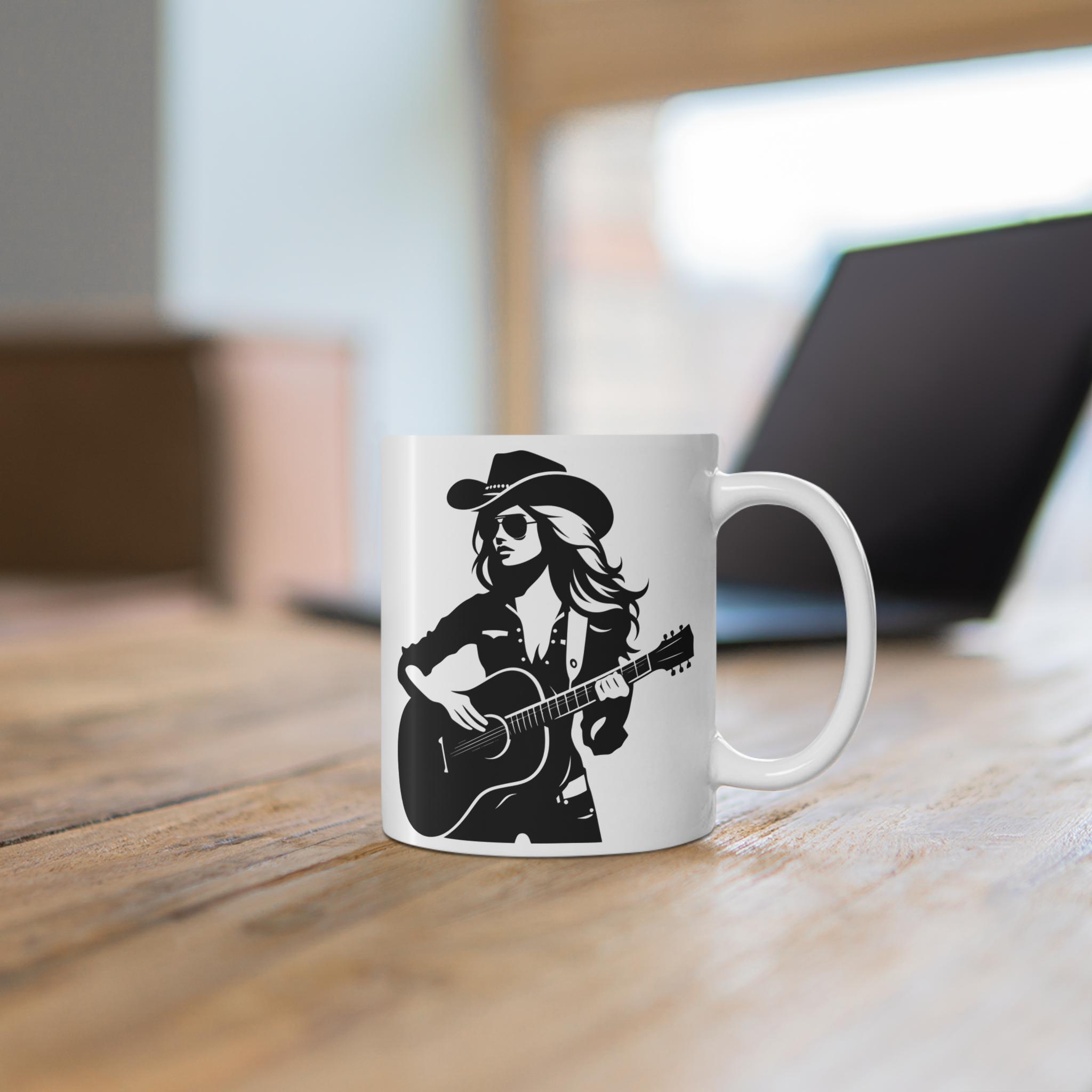 Country Music SVG & PNG Clipart Bundle; 48 Cowgirl Singer With Guitar ...