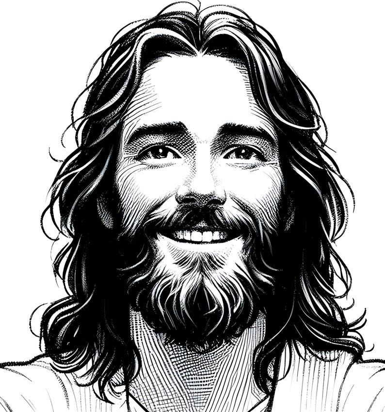 Welcoming Jesus Christ PNG & SVG: Humorous Christian Designs (digital ...