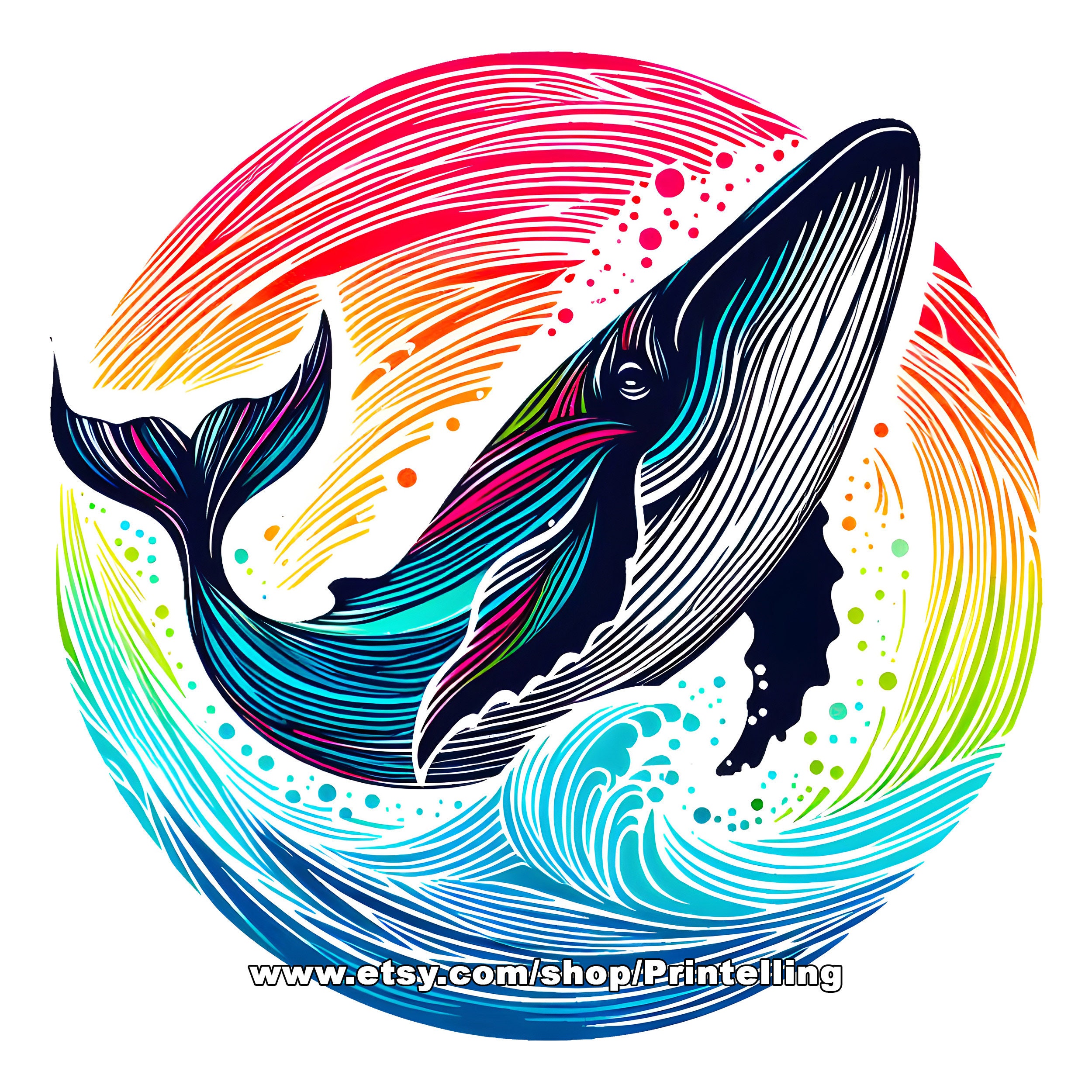 Whale PNG Clipart Bundle for Your Creative Projects, High-resolution ...