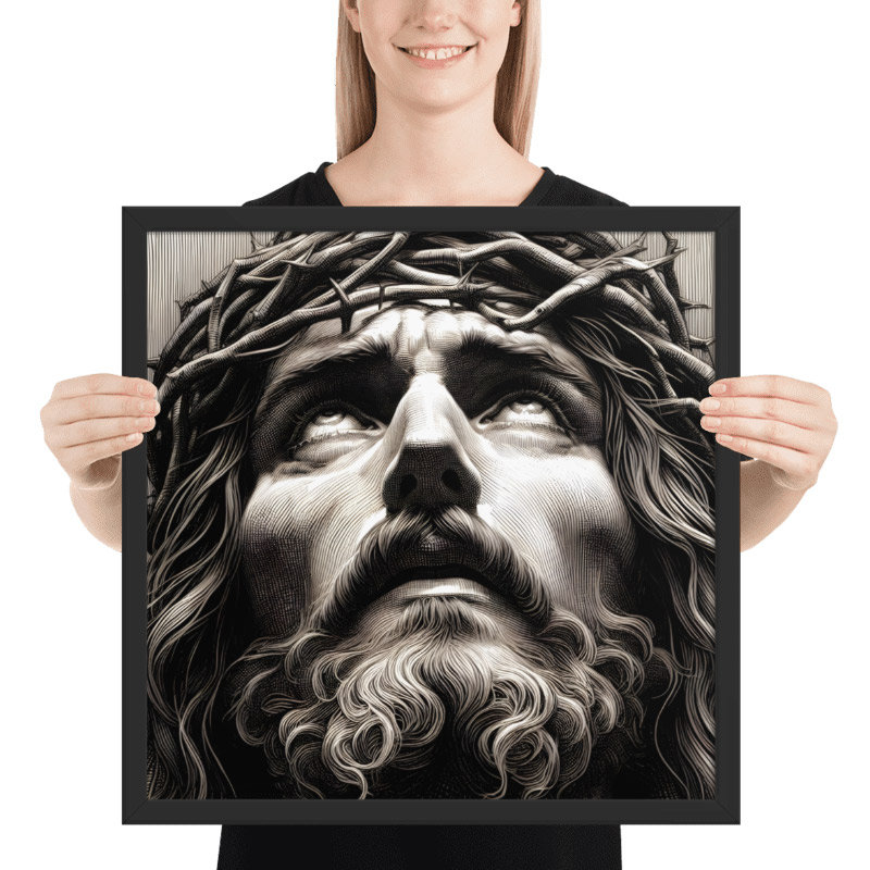 Jesus Christ Portrait With Bible Quote (isaiah 53:4-5) | Instant ...