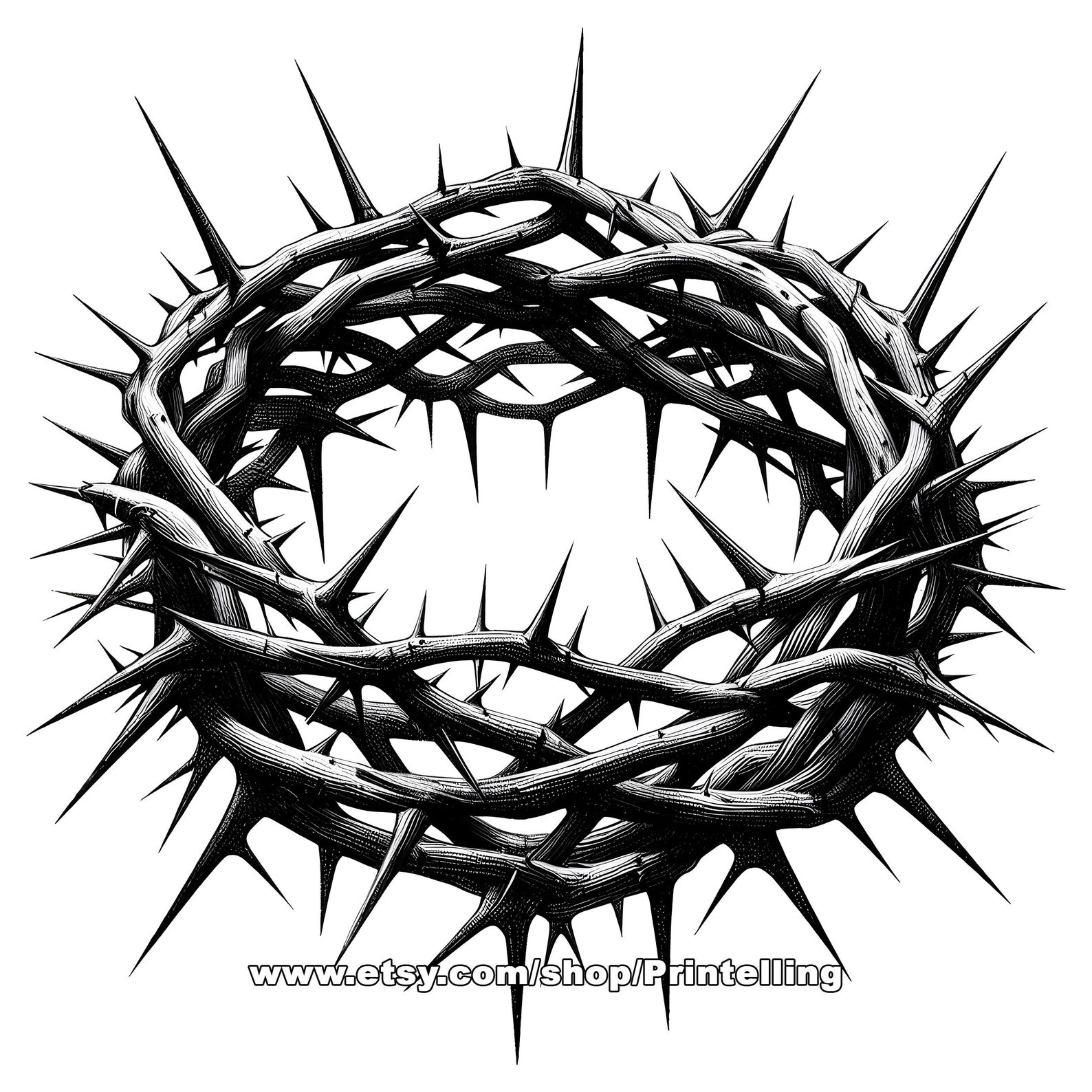 Crown of Thorns PNG: Religious Art, High-resolution Pictures (digital ...