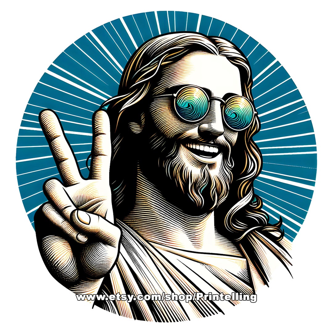 Cool Jesus PNG - 2 Happy Jesus Christ Designs for Your Creations - High ...