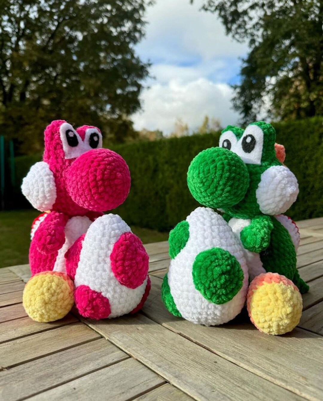 Super Mario Crochet Pattern PDF Yoshi Plush Amigurumi Cute - Etsy