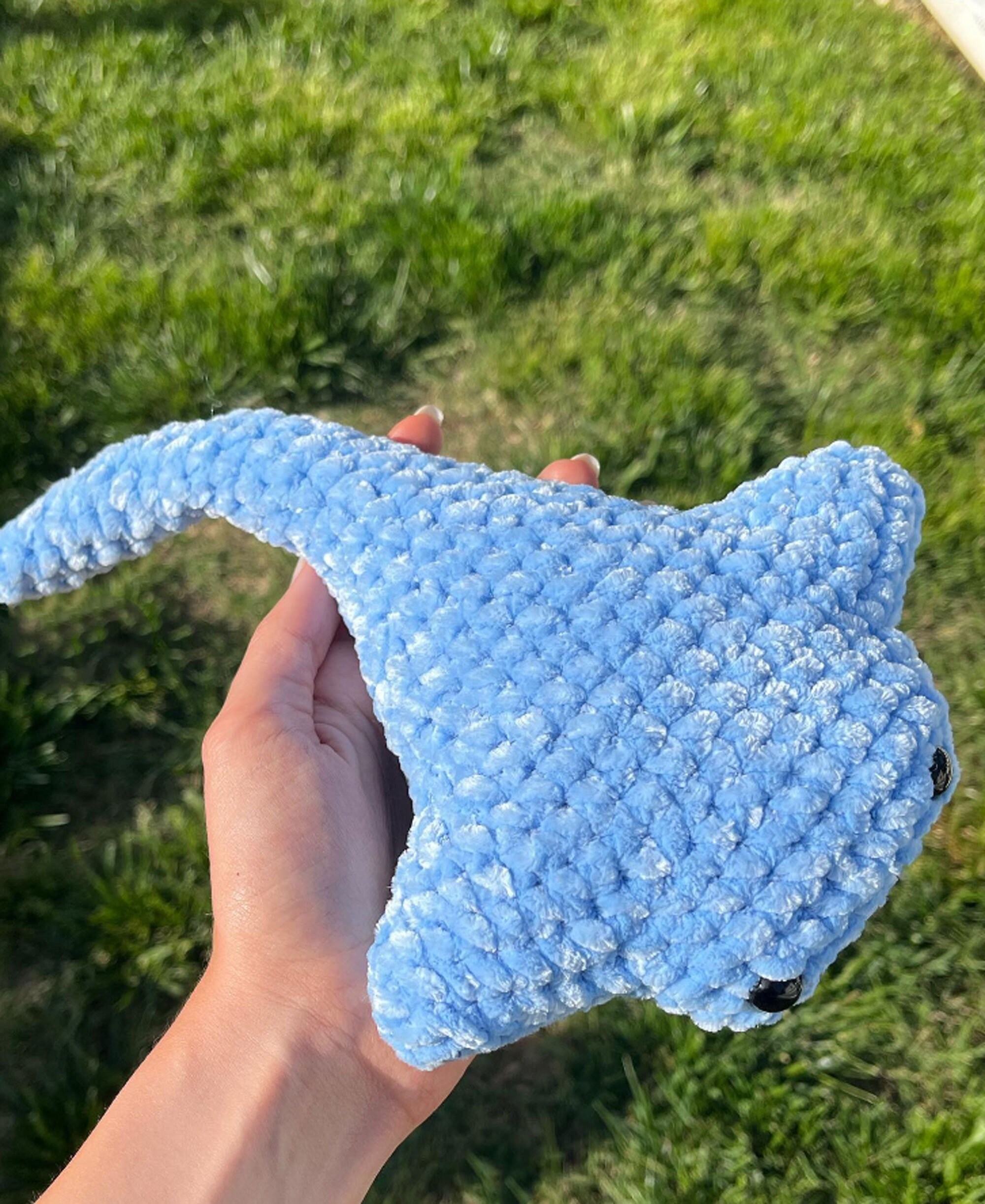 Stingray Crochet Pattern PDF Stingray Amigurumi Cute Animal - Etsy ...