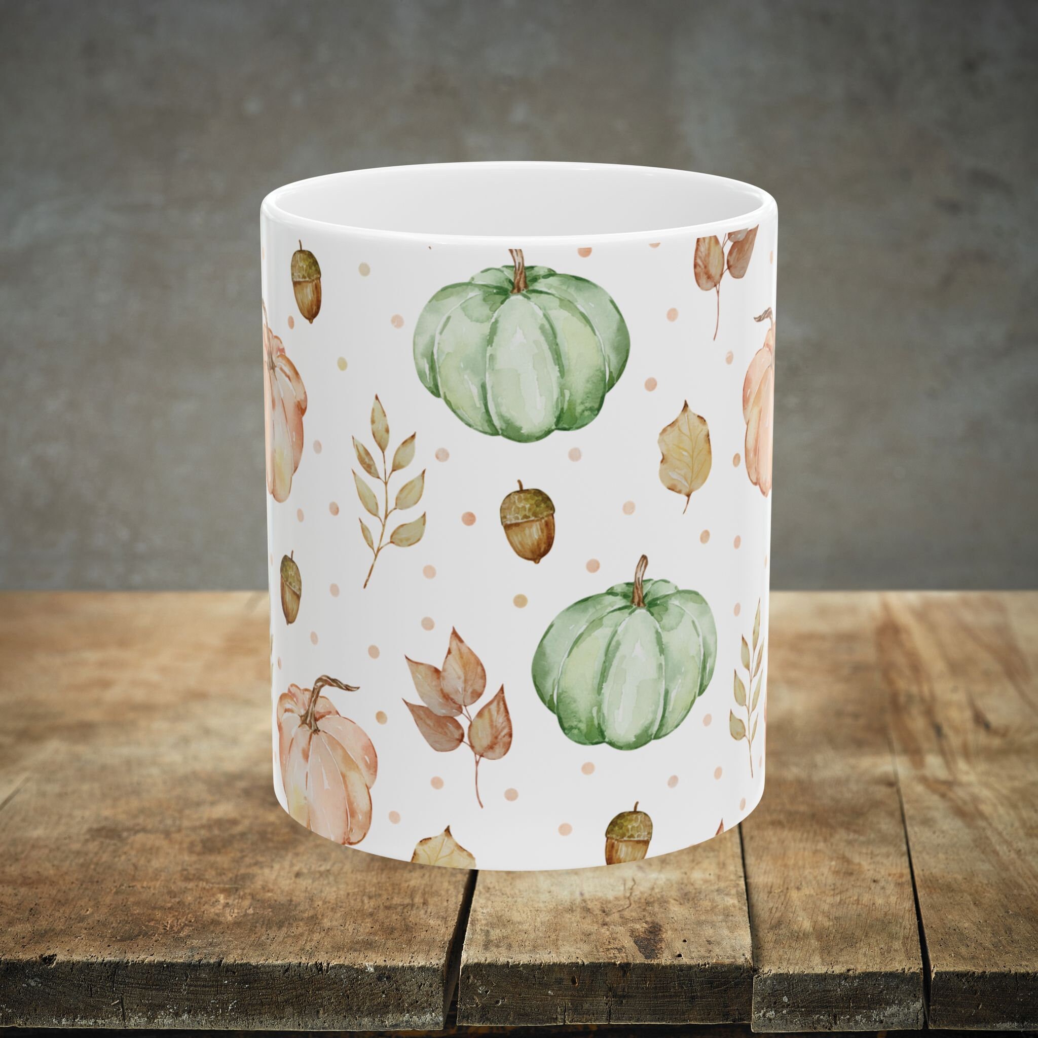 Pumpkin Fall Ceramic Coffee Mug | Fall Farm House Decor | Pumpkin ...