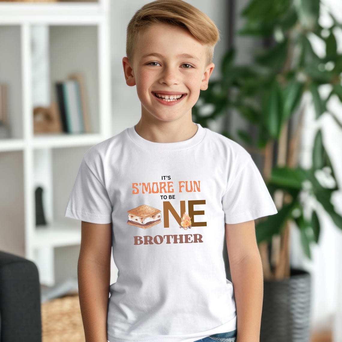 Smore Fun to Be One Tshirt | S'more Fun Being One 1st Birthday ...