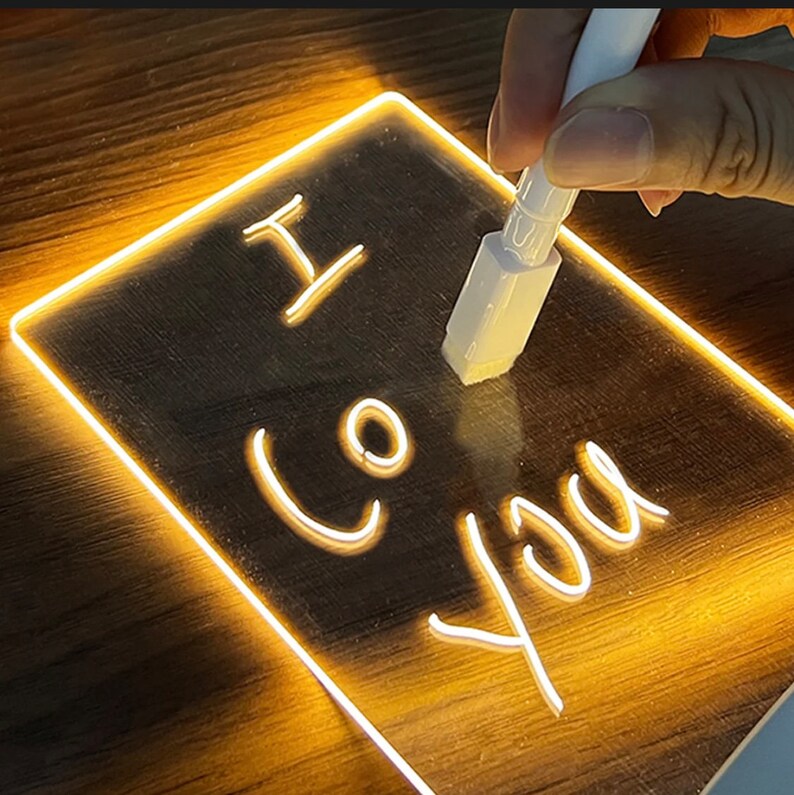 Light up Creative Note Board - Etsy