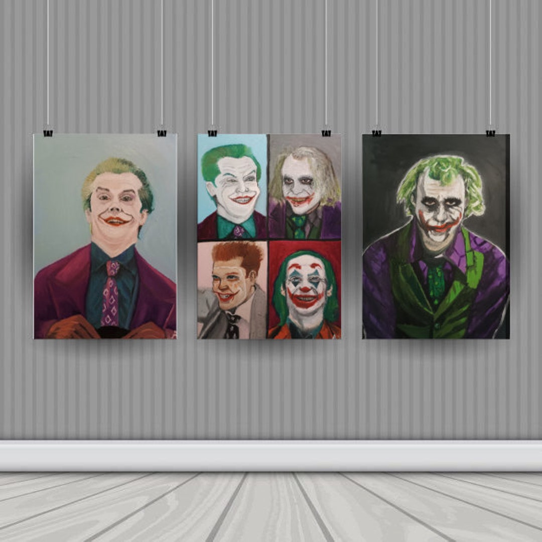 Printable Handmade Joker Art Bundle, Unique Wall Décor, Perfect for ...