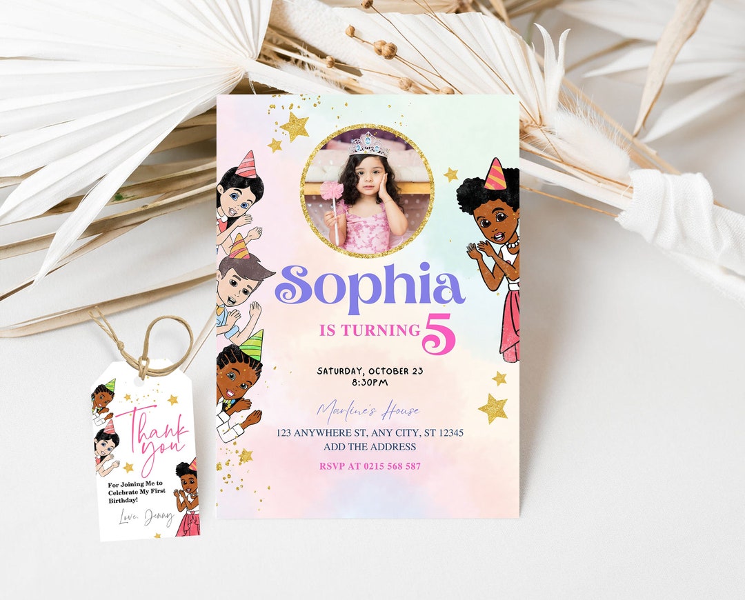 Gracy Corner Invitation Gracies Corner Birthday Invitations Gracie's ...