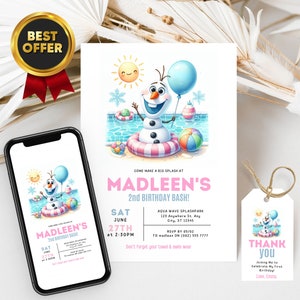 Olaf Birthday - Etsy