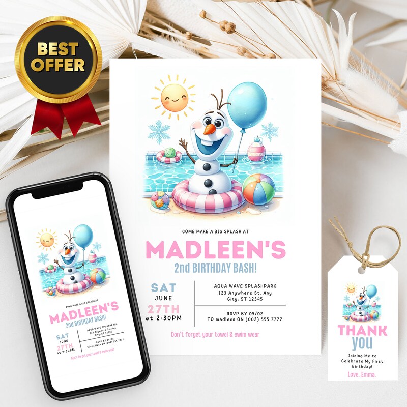 Olaf Summer Party - Etsy