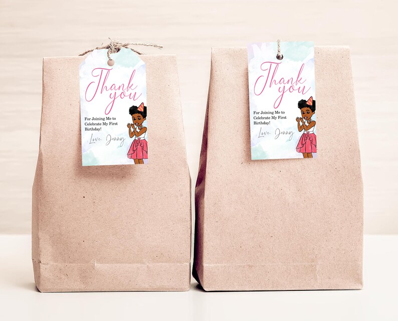 Gracy Corner Birthday Invitation Digital and FREE Thank You Tags ...