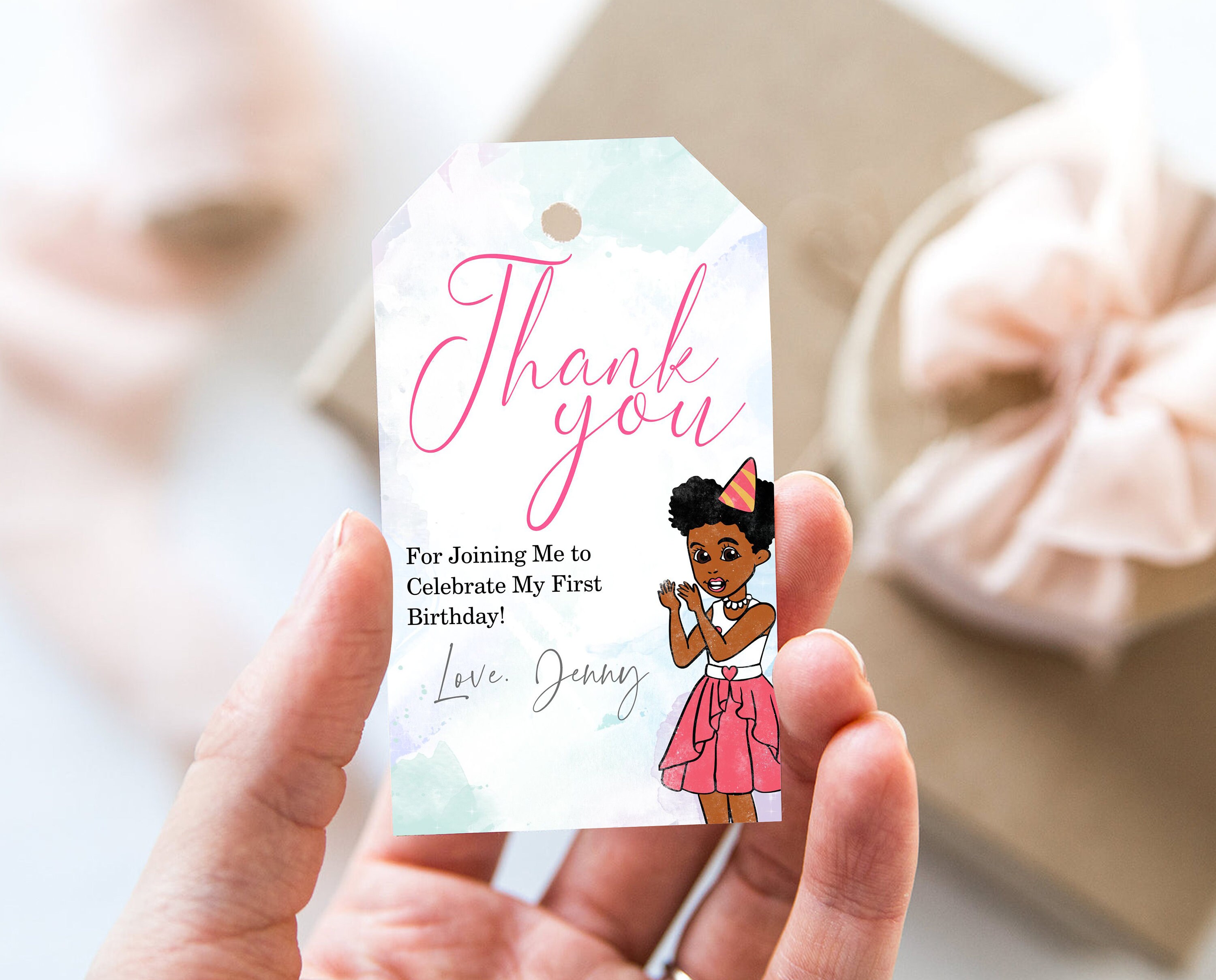 Gracy Corner Birthday Invitation Digital and FREE Thank You Tags ...