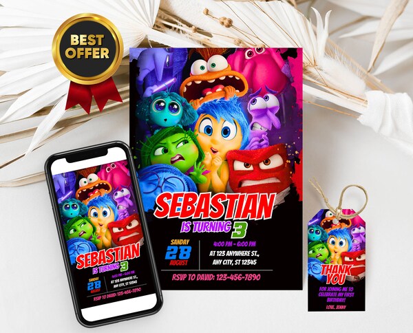 Inside Out PRINTABLE Masks digital Download - Etsy Canada