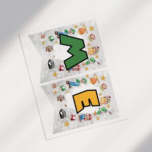 Editable Super Mario Birthday Banner, Super Mario Kids Birthday Party ...