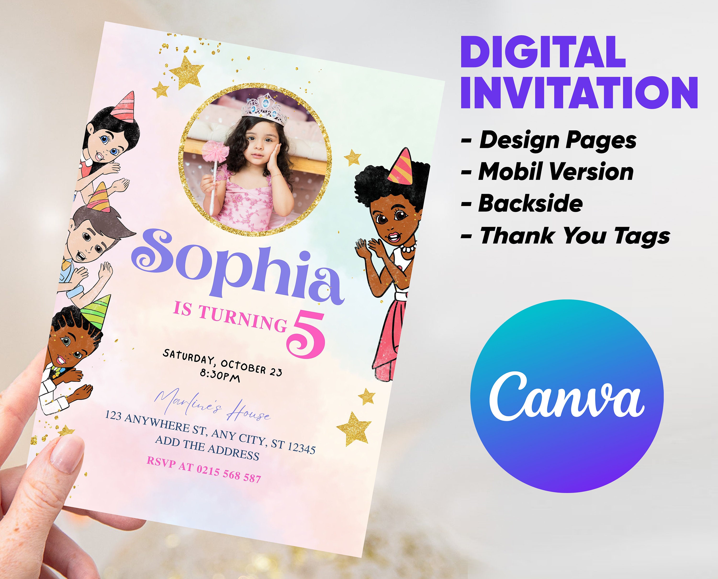 Gracy Corner Invitation Gracies Corner Birthday Invitations Gracie's ...