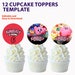 Printable Kirby Cake Topper Kirby Cupcake Topper Customizable Canva ...
