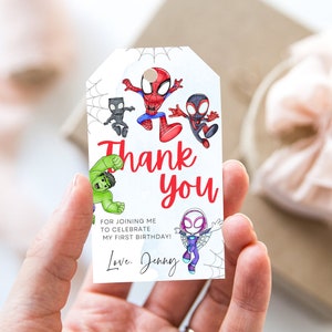 Editable Spidey and His Amazing Friends Birthday Invitation FREE Spidey ...