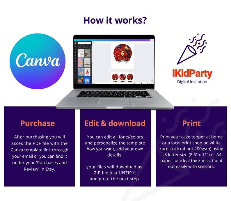 Printable Spin Spider Cake Topper Spidey and His Amazing Friends ...