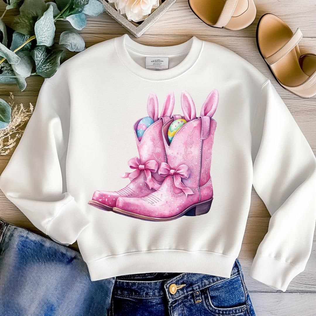 Howdy Easter Watercolour PNG - Cowboy Boots Easter Coquette, Happy ...