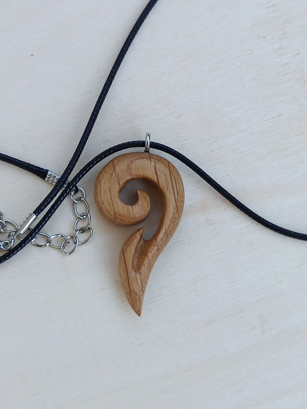 Wood Necklace Fern Sprout, Fern Pendant, New Sprout, Gift, 00312 - Etsy